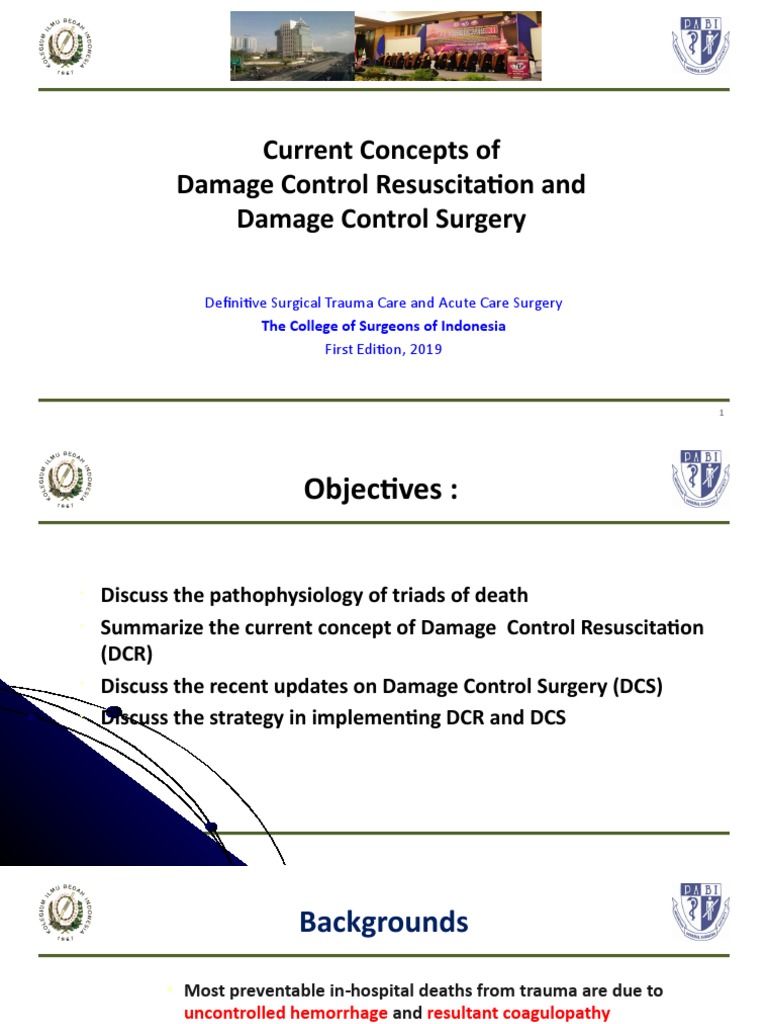 DCR Dan DCS DSTC Trauma DR Kiki2019 | PDF | Major Trauma | Medicine