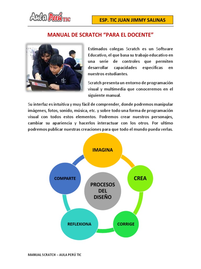Manual Scratch para Docentes en Perú | PDF | Scratch (lenguaje de ...