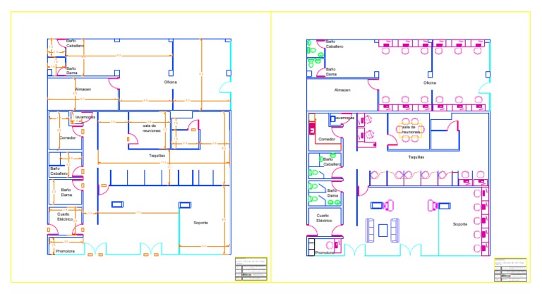 Local - Oficina de 360 Diga Center-T-Escala 1 100 | PDF