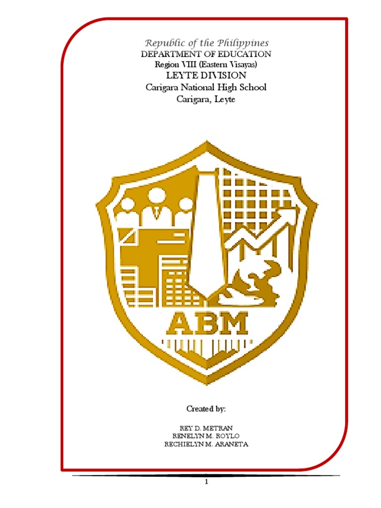 Work Immersion Port 2 Abm | PDF | Learning | Curriculum