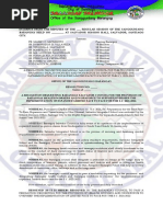 BDC SB Resolution Approving and Adopting The 3 Year BDP | PDF