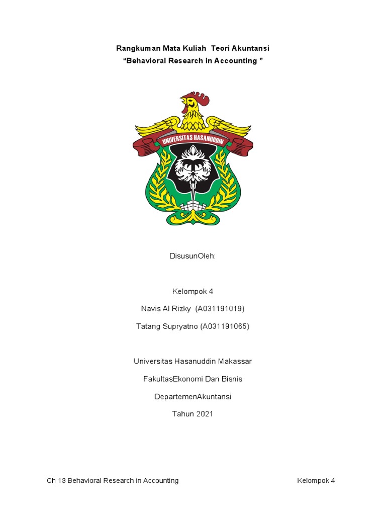 RMK CH 13 Kelompok 4 | PDF