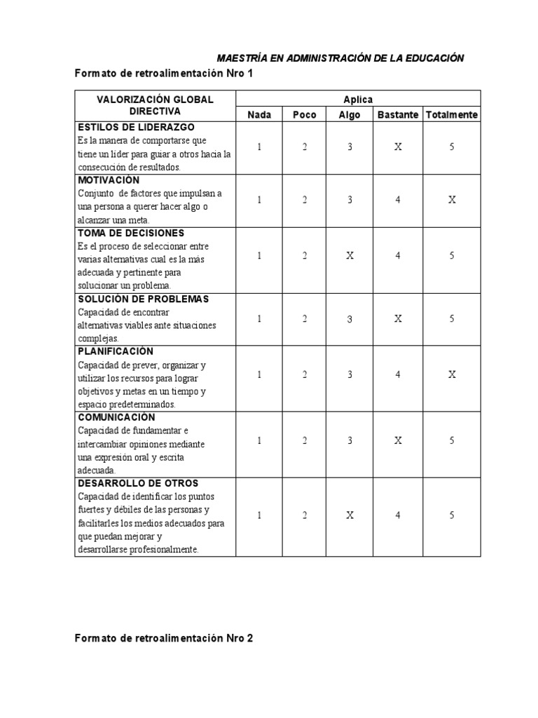 Formato de Retroalimentación 3 | PDF