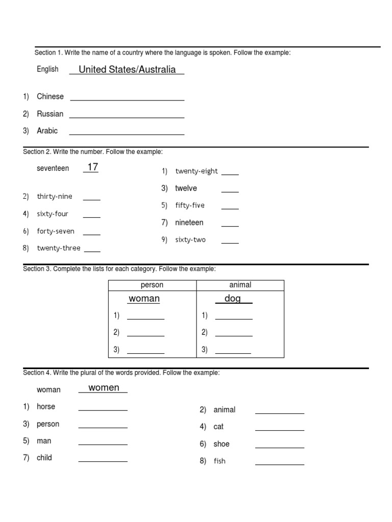 Ingles I Unidad 3 Leccion 3 Practica | PDF | English Language | Linguistics