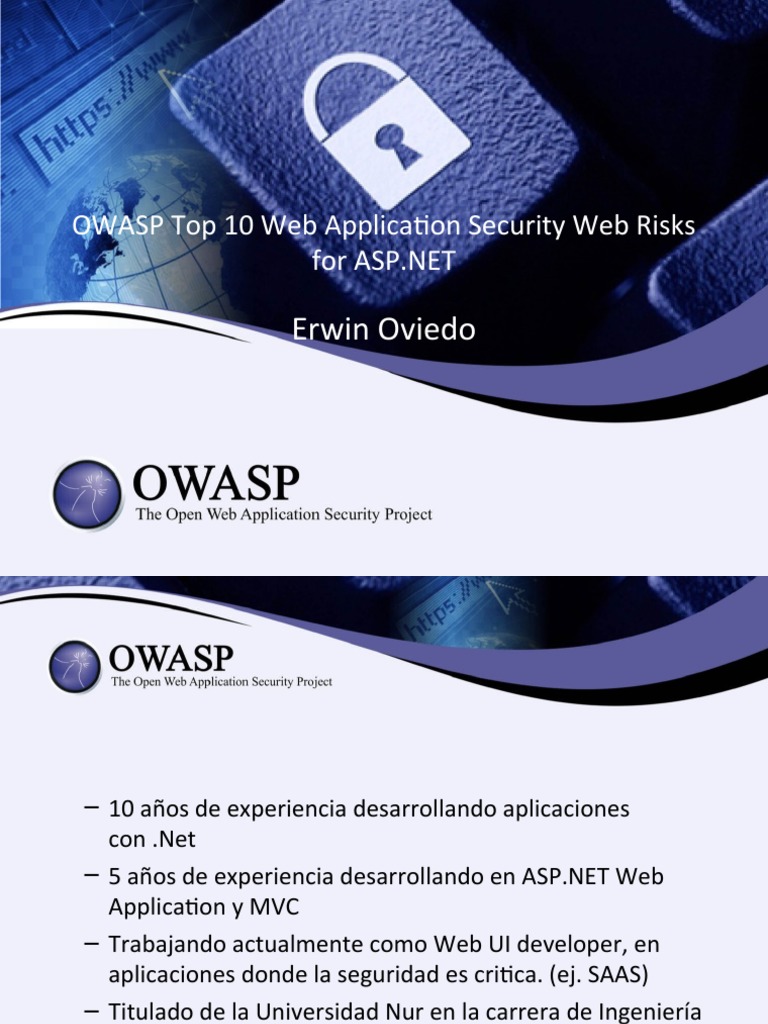 OWASP Top10 | Descargar gratis PDF | Cookie HTTP | ciberespacio