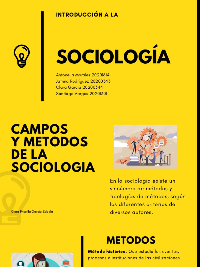 Campos y Metodos de La Sociologia | PDF | Sociología | Experimentar