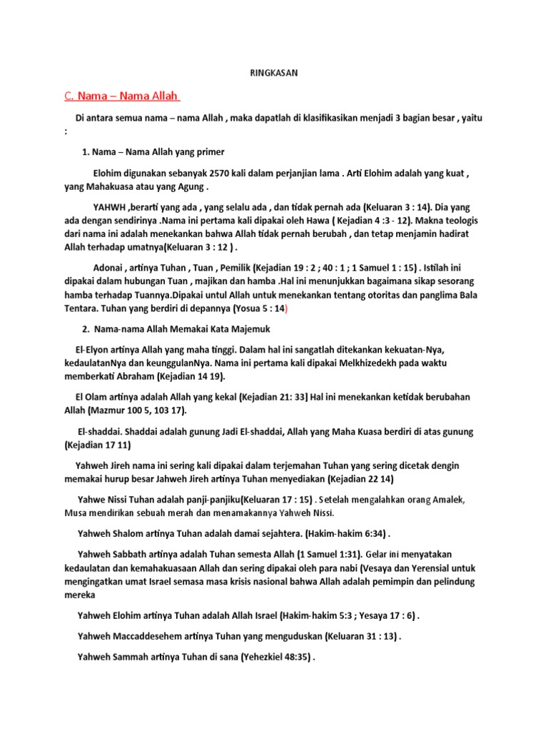 RINGKASAN | PDF | Filsafat