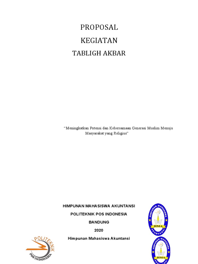 PROPOSAL Tabligh Akbar | PDF