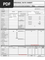 Blank Form - Pds 2023 | PDF