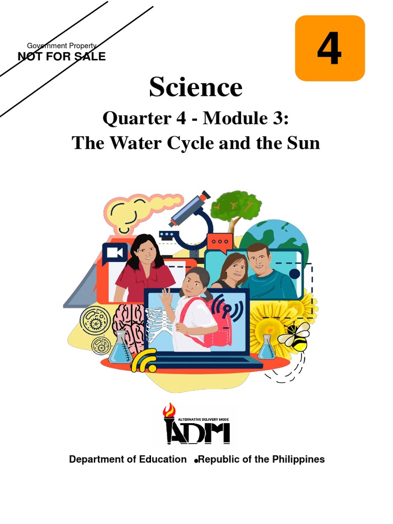 Science: Quarter 4 - Module 3: The Water Cycle and The Sun | PDF ...