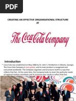 Coca-Cola's Matrix Organizational Structure | PDF | Organizational ...