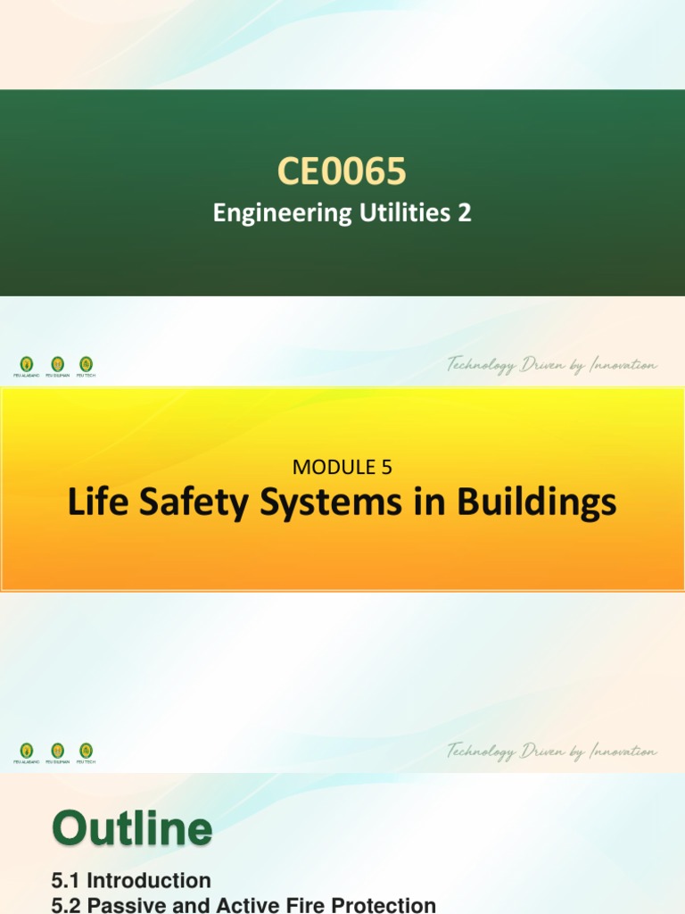 (M5-MAIN) Life Safety Systems in Buildings | PDF