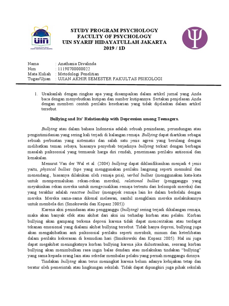 Uas Metlit | PDF | Sains & Matematika