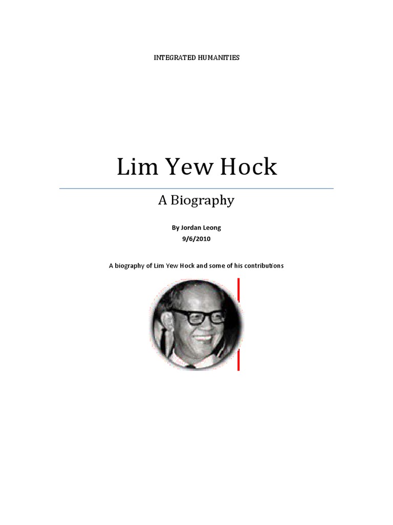 Lim Yew Hock Biography | PDF | Elections | Government