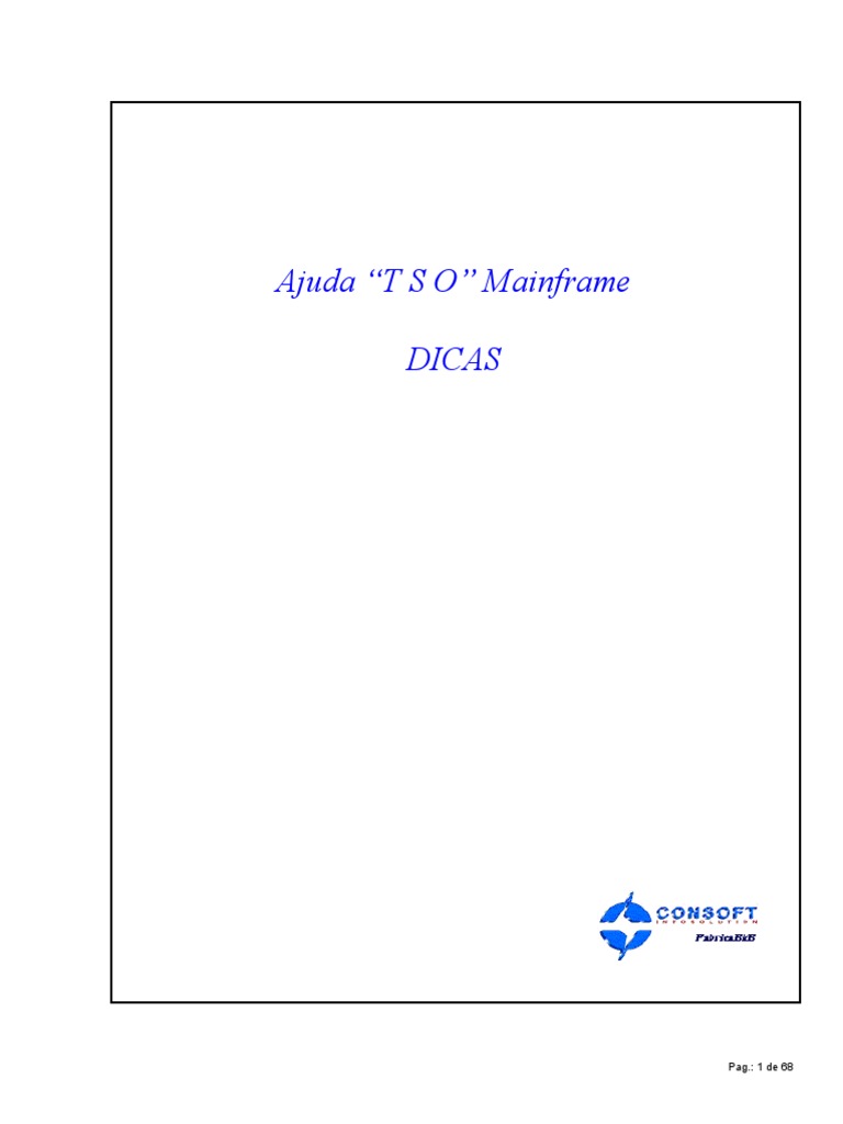 Ajuda Tso Mainframe | PDF | Programas | Tecnologia da Informação