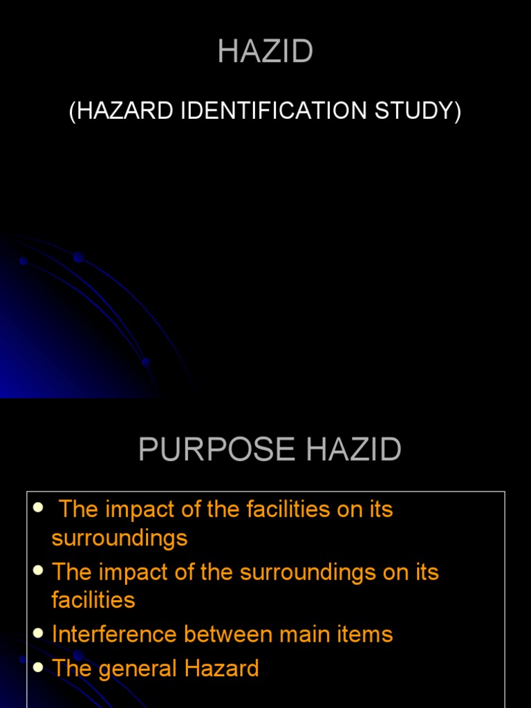 HAZID Presentation | PDF | Hazards | Risk