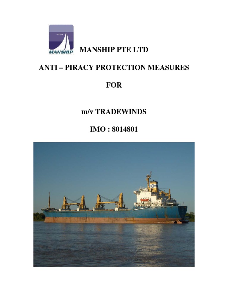 MPL - Anti Piracy Protection Measures For MV Tradewinds | PDF | Piracy ...