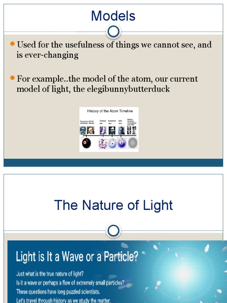The Dual Nature of Light | PDF | Light | Photon