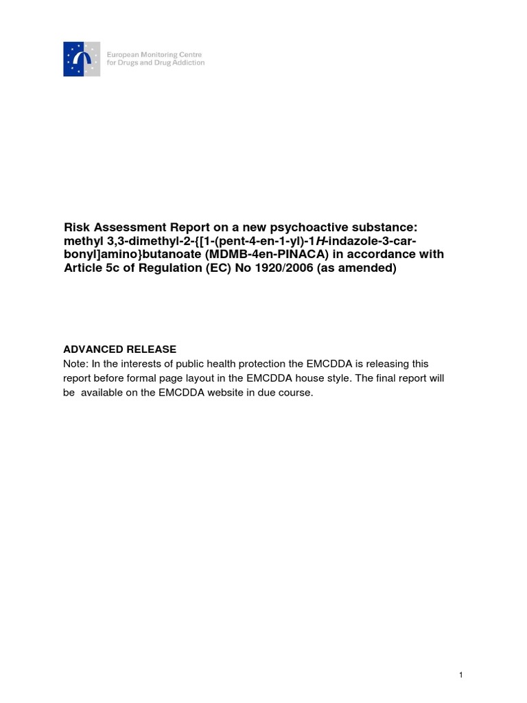 Emcdda Rar MDMB 4en Pinaca New | PDF | Tetrahydrocannabinol | Cannabis ...