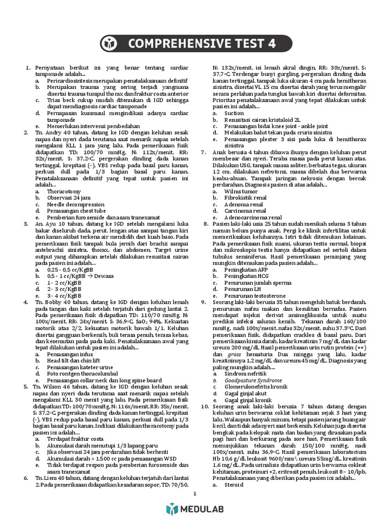 Kompre 4 Peserta | PDF