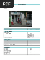 Scaffold Materials Calculation Sheet | PDF | Scaffolding | Equipment
