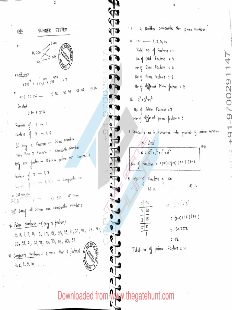 Reasoning and Aptitude Made Easy GATE Handwritten Classroom Notes | PDF