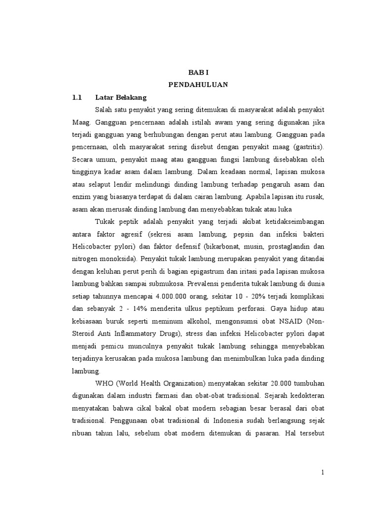 Bab 1-Dapus | PDF | Kesehatan Holistik | Sains & Matematika