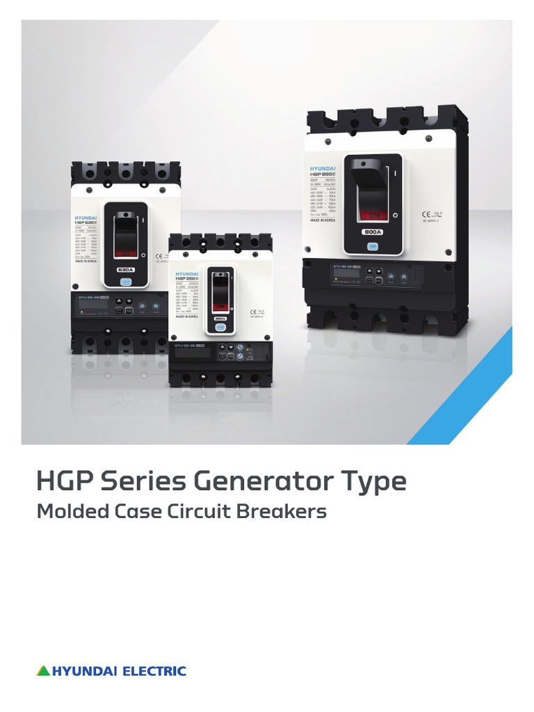 HGP Series Generator Type: Molded Case Circuit Breakers | PDF ...