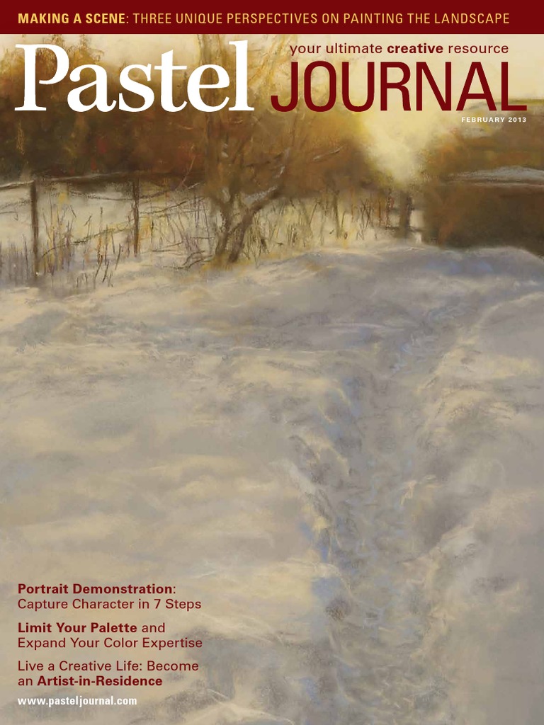 Pastel Journal Cover and PDF Pgs 34-41-1 | PDF | Romanticism | Paintings