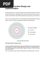 Operating System Design and Implementation | PDF | Operating System | System