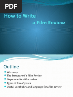 How to Write a Film Review Guide | PDF