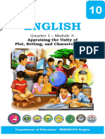 English: Appraising The Unity of Plot, Setting, and Characterization | PDF | Plot (Narrative)