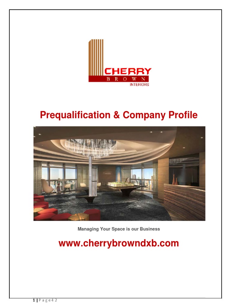 Prequalification & Company Profile: Managing Your Space Is Our Business ...