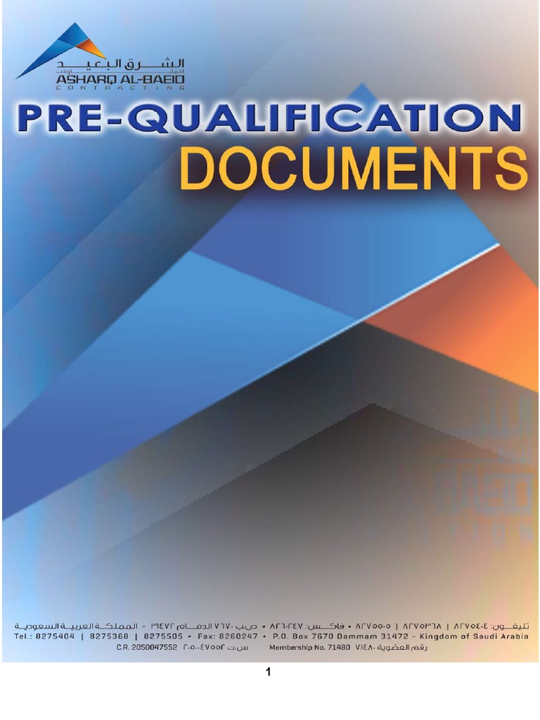 Prequalification | Download Free PDF | Calibration | Specification ...