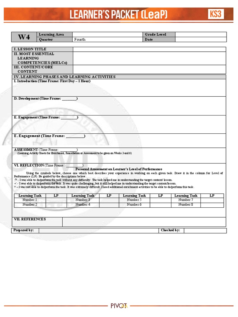 Leap Template | PDF | Career & Growth