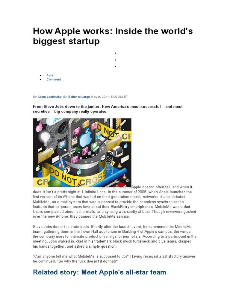 How Apple Works | PDF | Apple Inc. | Smartphone