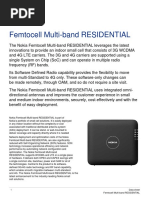 Nokia - Femto Product Portfolio | PDF | 4 G | Lte (Telecommunication)
