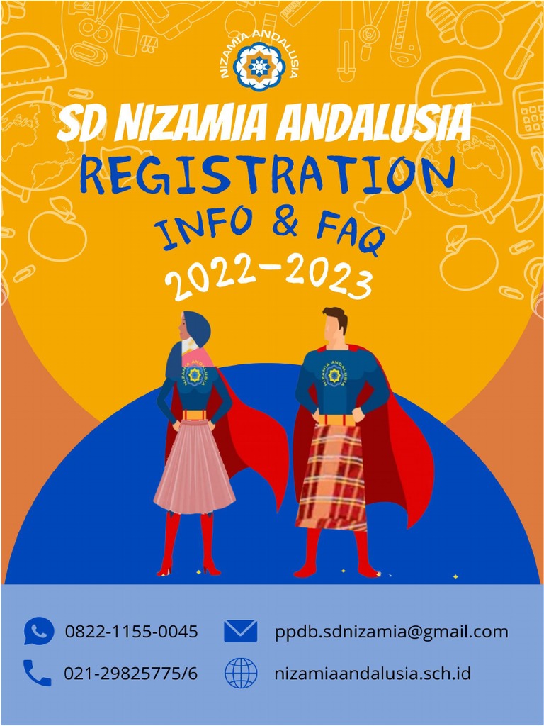 SD Nizamia Andalusia - Reg Info Dan FAQ 2022-2023 | PDF