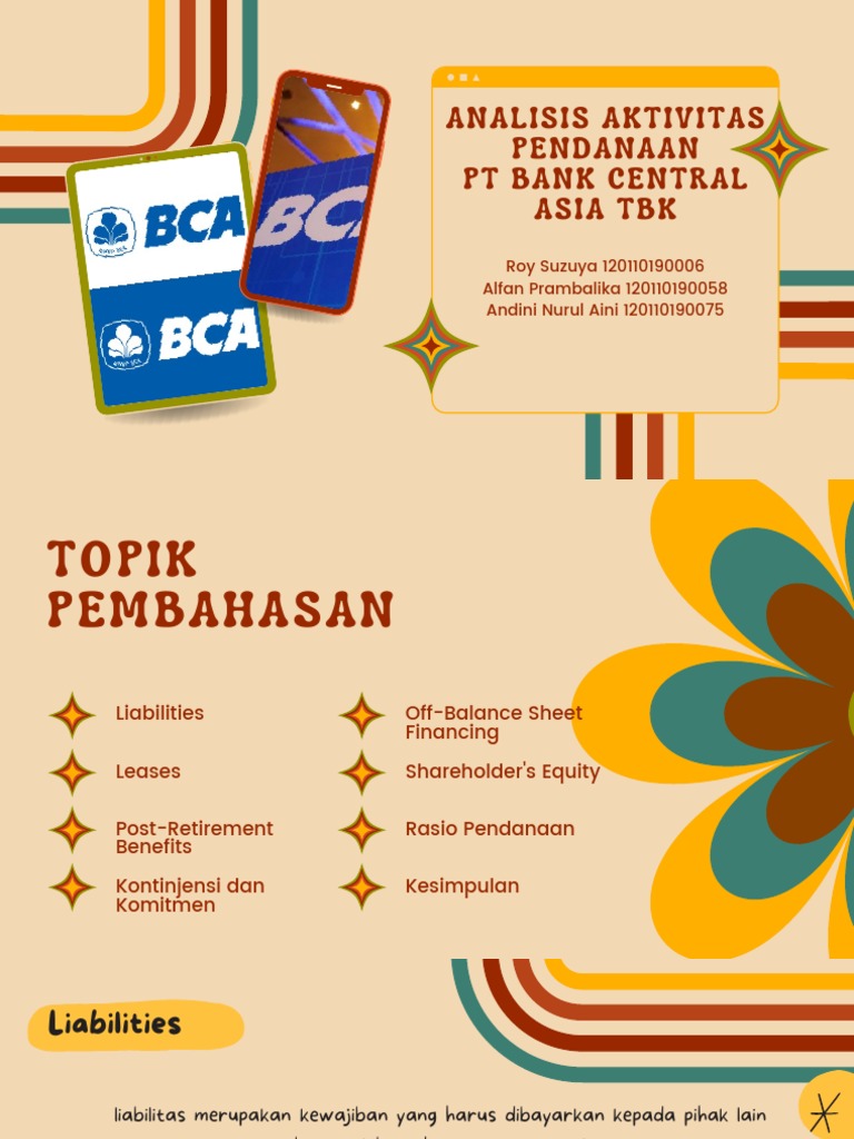 Analisis Aktivitas Pendanaan BCA - ALK D | PDF