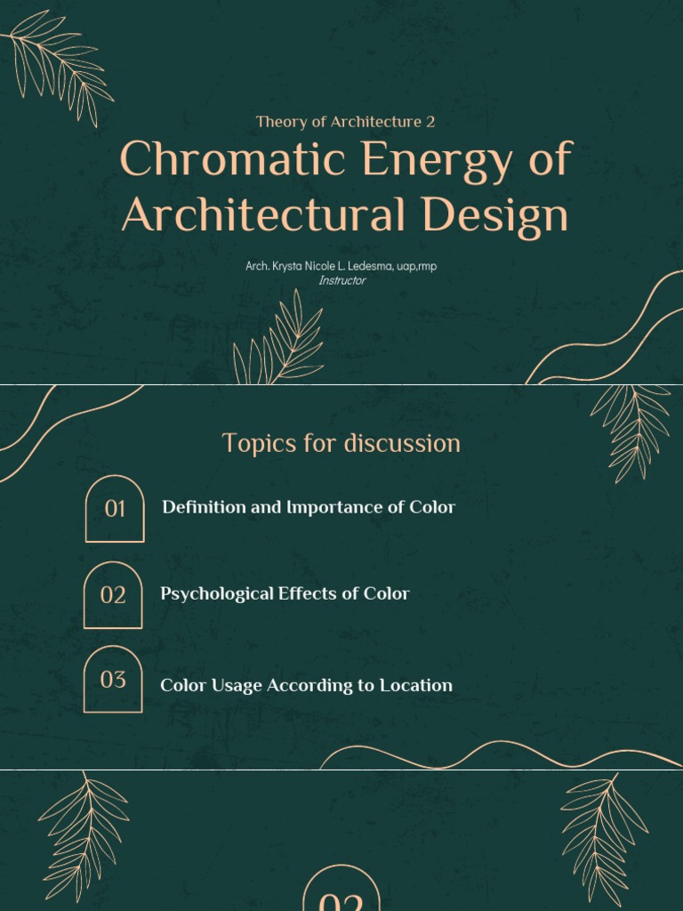 Chromatic Energy of Architectural Design | PDF | Color | Red