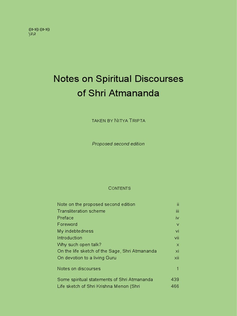 Notes of Atmananda | PDF | Experience | Mind