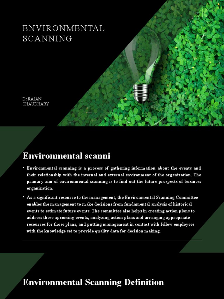Understanding Environmental Scanning | PDF | Swot Analysis | Business
