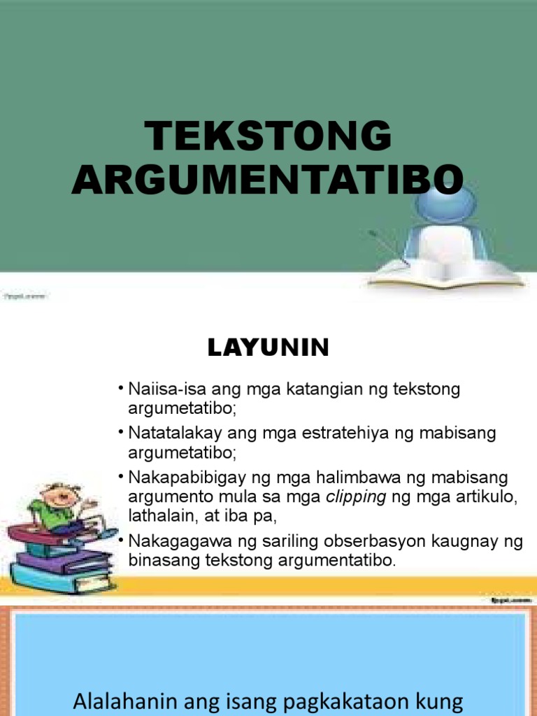 Tekstong Argumentatibo | PDF