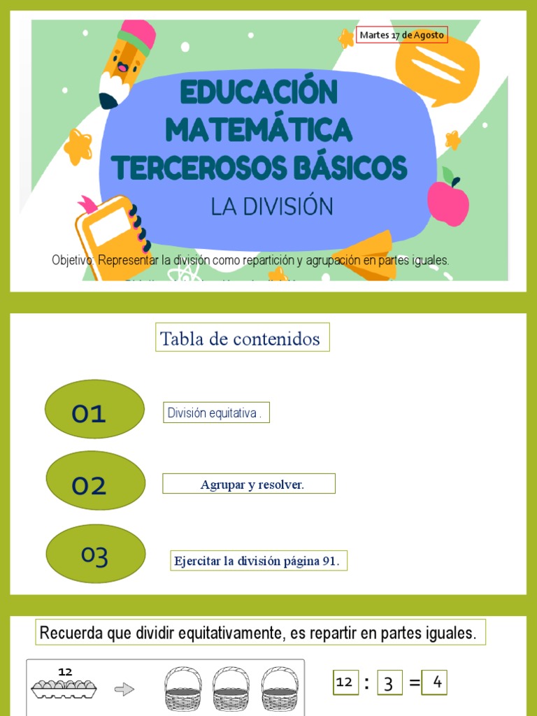 Matemática Divisiones 17 | PDF