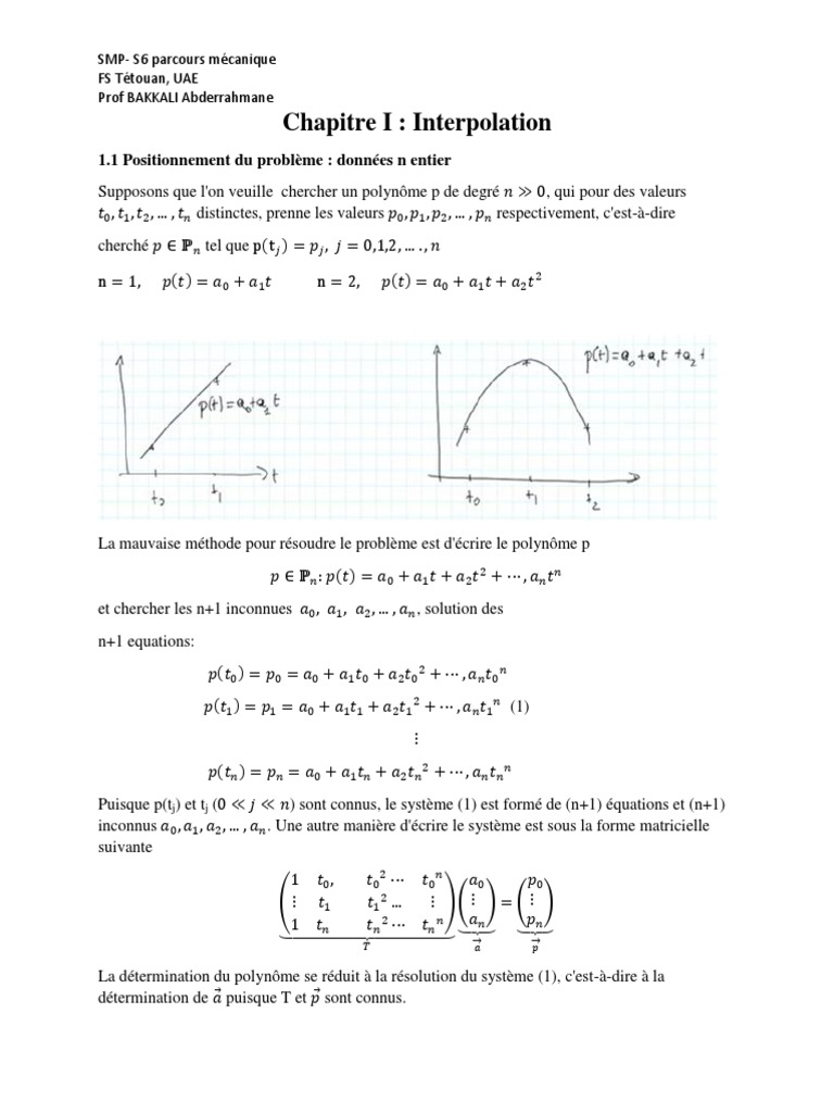 Cours Calcul Scientifique | PDF