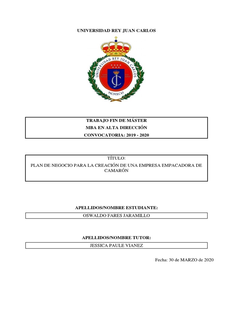 TFM Final Urjc Rev. 30 03 20 | PDF