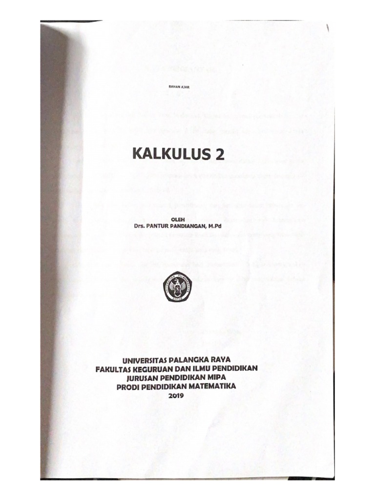 Kalkulus 2 PDF | PDF