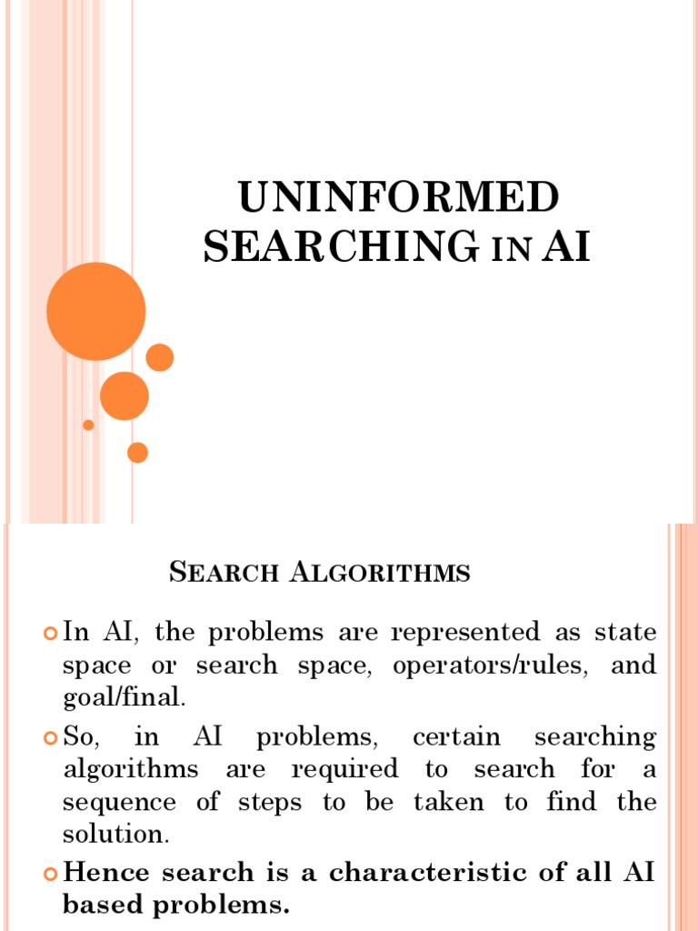 Uninformed Search Algorithms | PDF | Theoretical Computer Science | Combinatorics