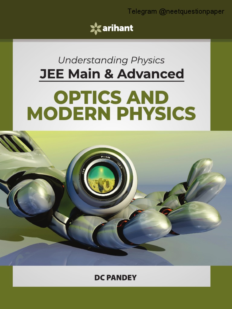 Optics and Modern Physics DC Pandey | PDF | Electromagnetic Radiation ...