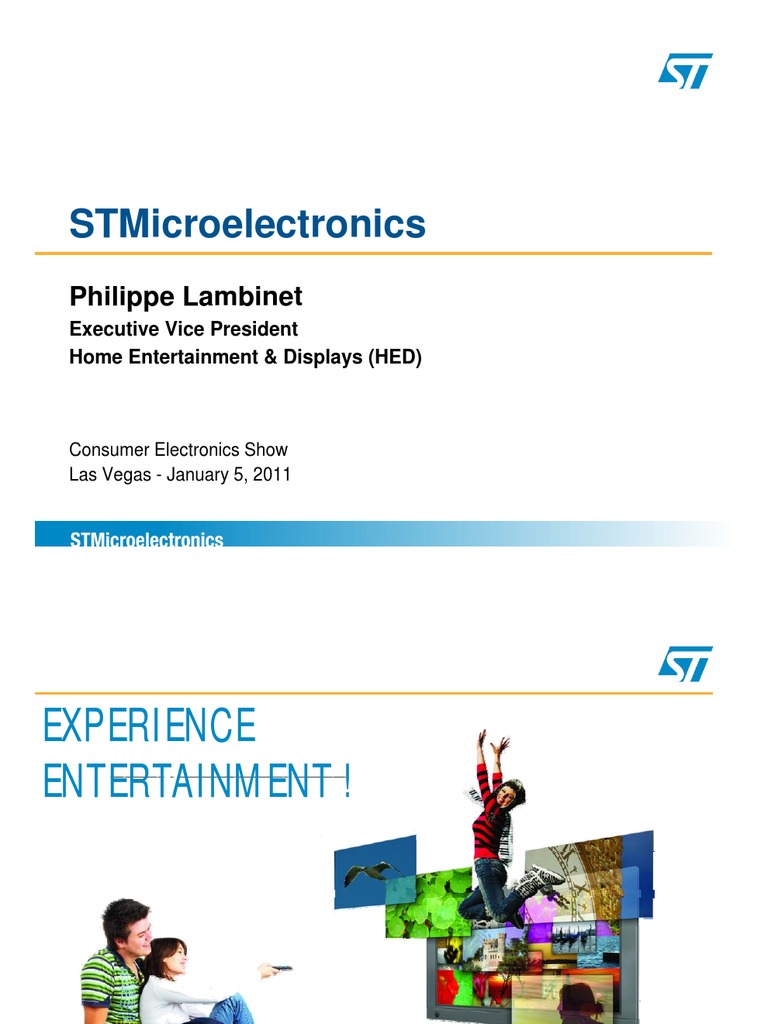 Stmicroelectronics: Philippe Lambinet | PDF | Set Top Box | Exchange Rate